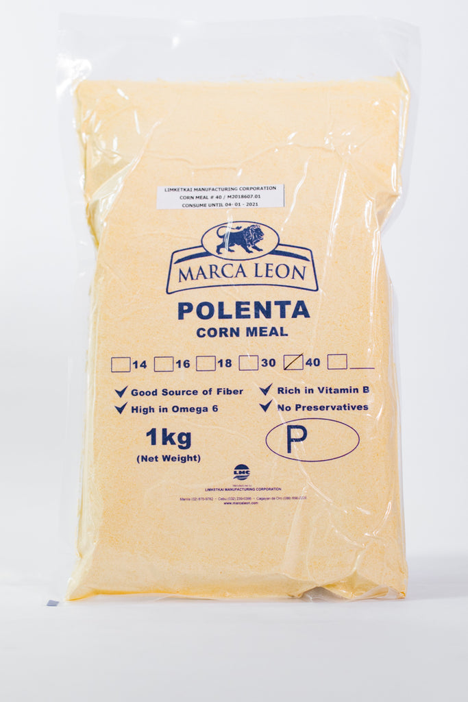 Marca Leon Polenta Corn Meal #40 1kg – Chefs & Bakers PH